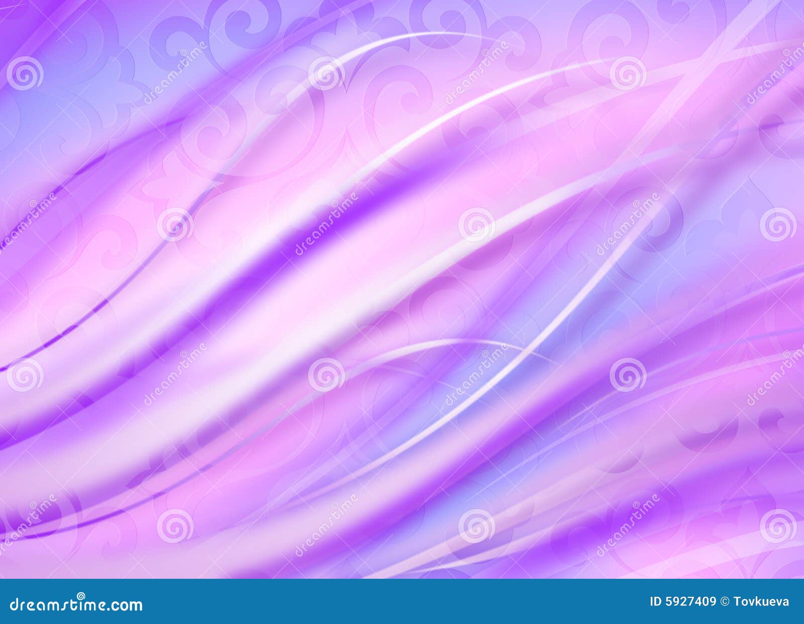 Abstract Lilac Background With Gold Lacy Mandala Pattern. Vector ...