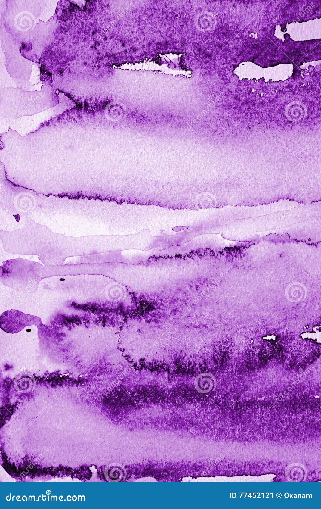 Abstract Lilac Watercolor On Paper Texture As Background Stock Image ...