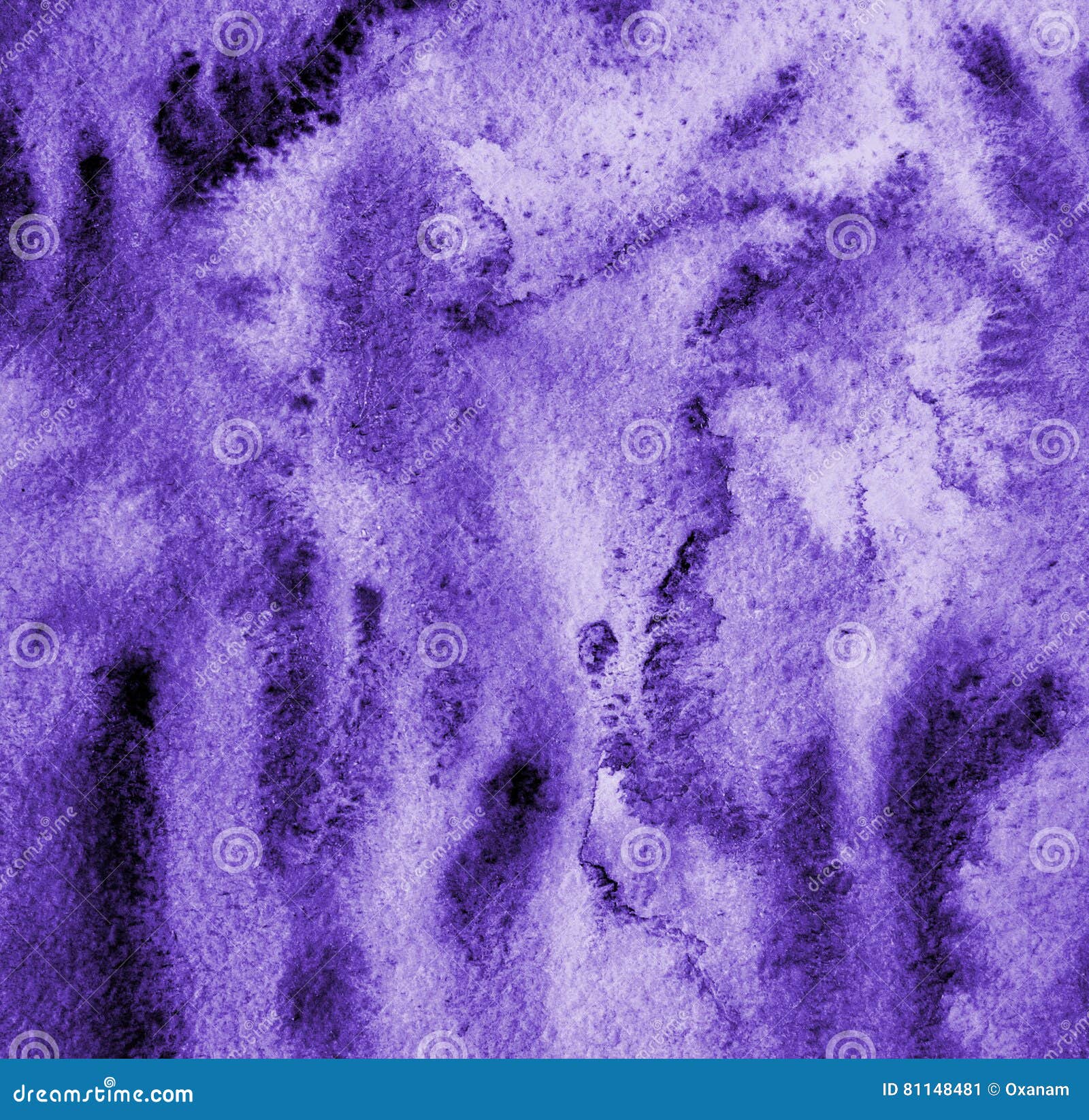 Abstract Lilac Watercolor on Paper Texture As Background Stock Image ...