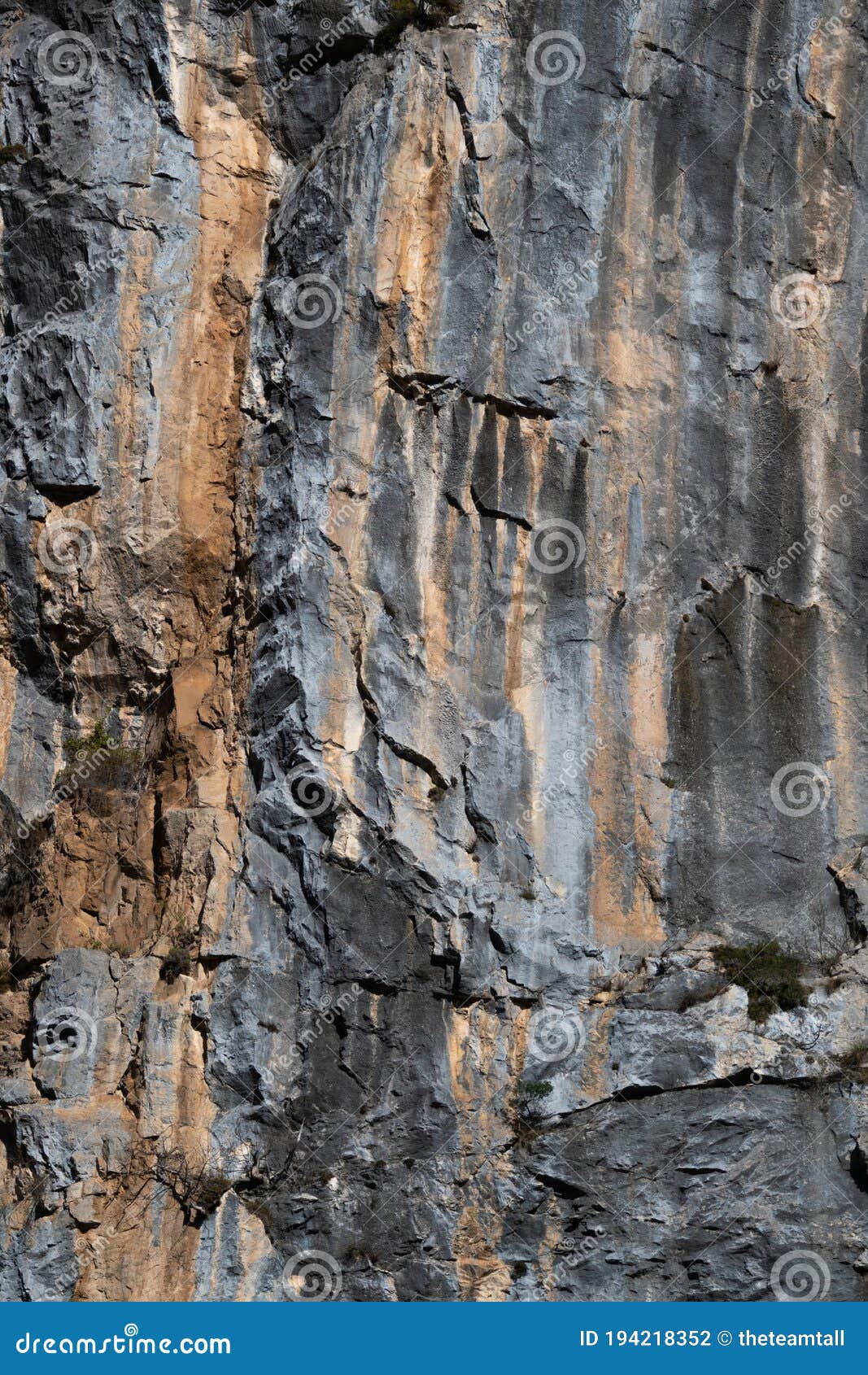 Abstract Limestone Rockface with Rough Weathered Surface Stock Photo ...