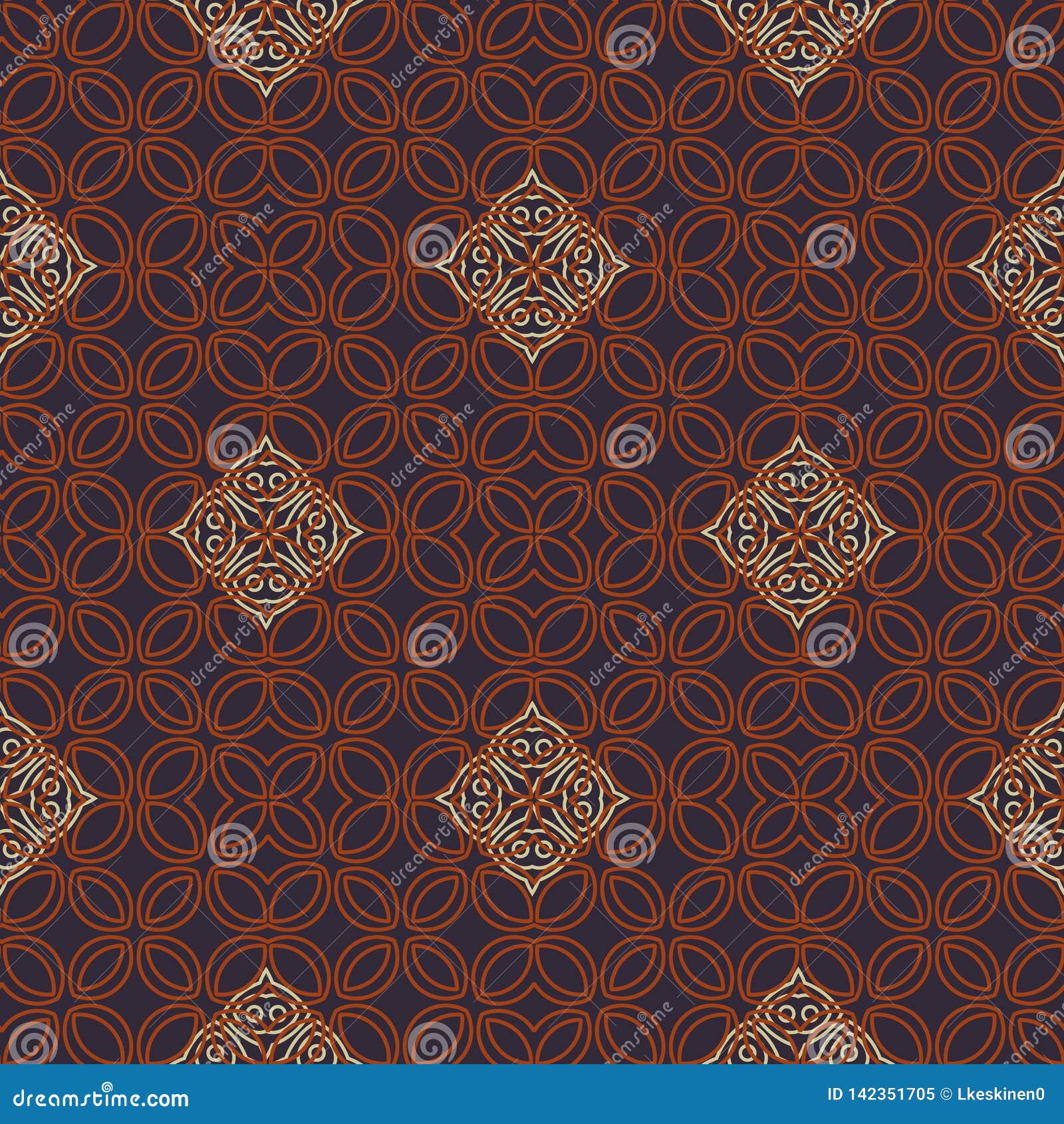 Abstract Line Art Eastern Pattern Stock Vector - Illustration of style ...