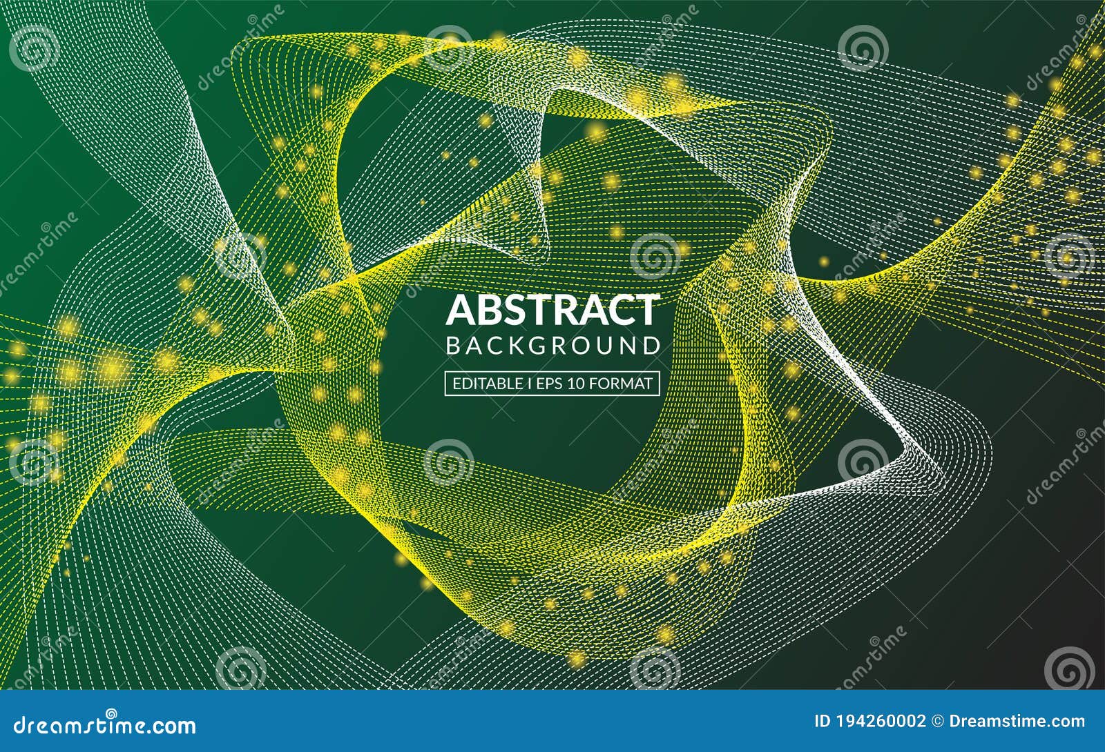 ABSTRACT LINE BACKGROUND YELLOW & DARK GREEN-09 Stock Vector ...