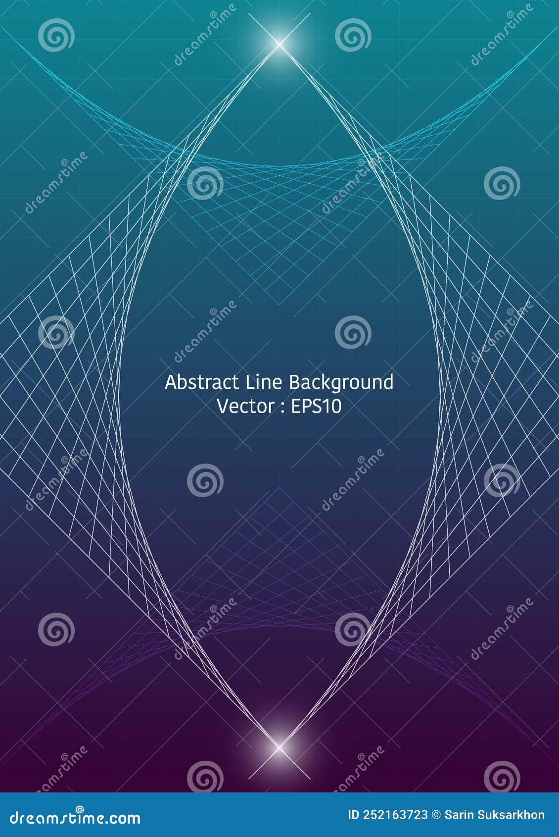 Abstract Line Background, Group of Lines in Abstract Shape, with Grid ...