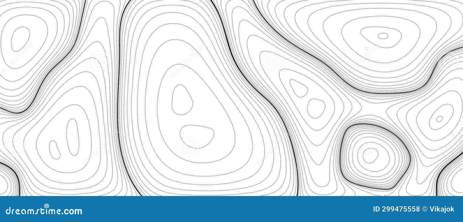 Abstract Line Background. Topographic Contour Map Concept. Black and ...