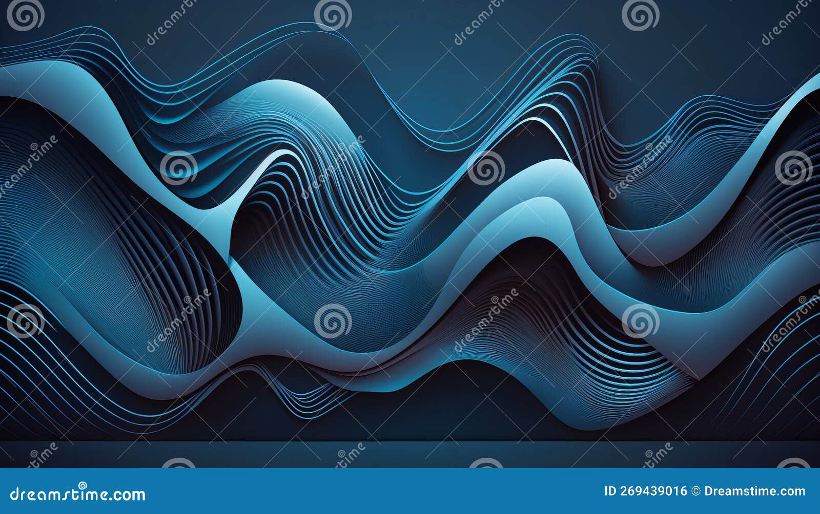 Abstract Line Background. UI and UX Designed. Isolated on Black ...