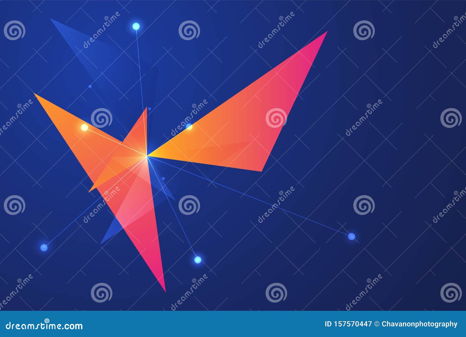 Abstract Line Background .Vector Illustrator. Connection Concept. Data ...