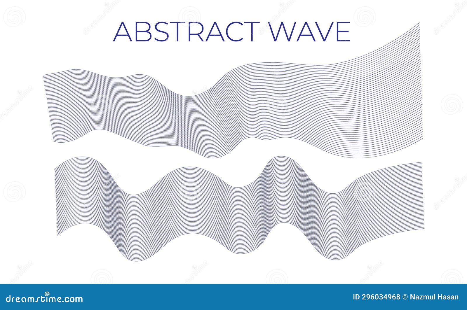 Abstract Line Background with Waves Vector Abstract Element Wave for ...