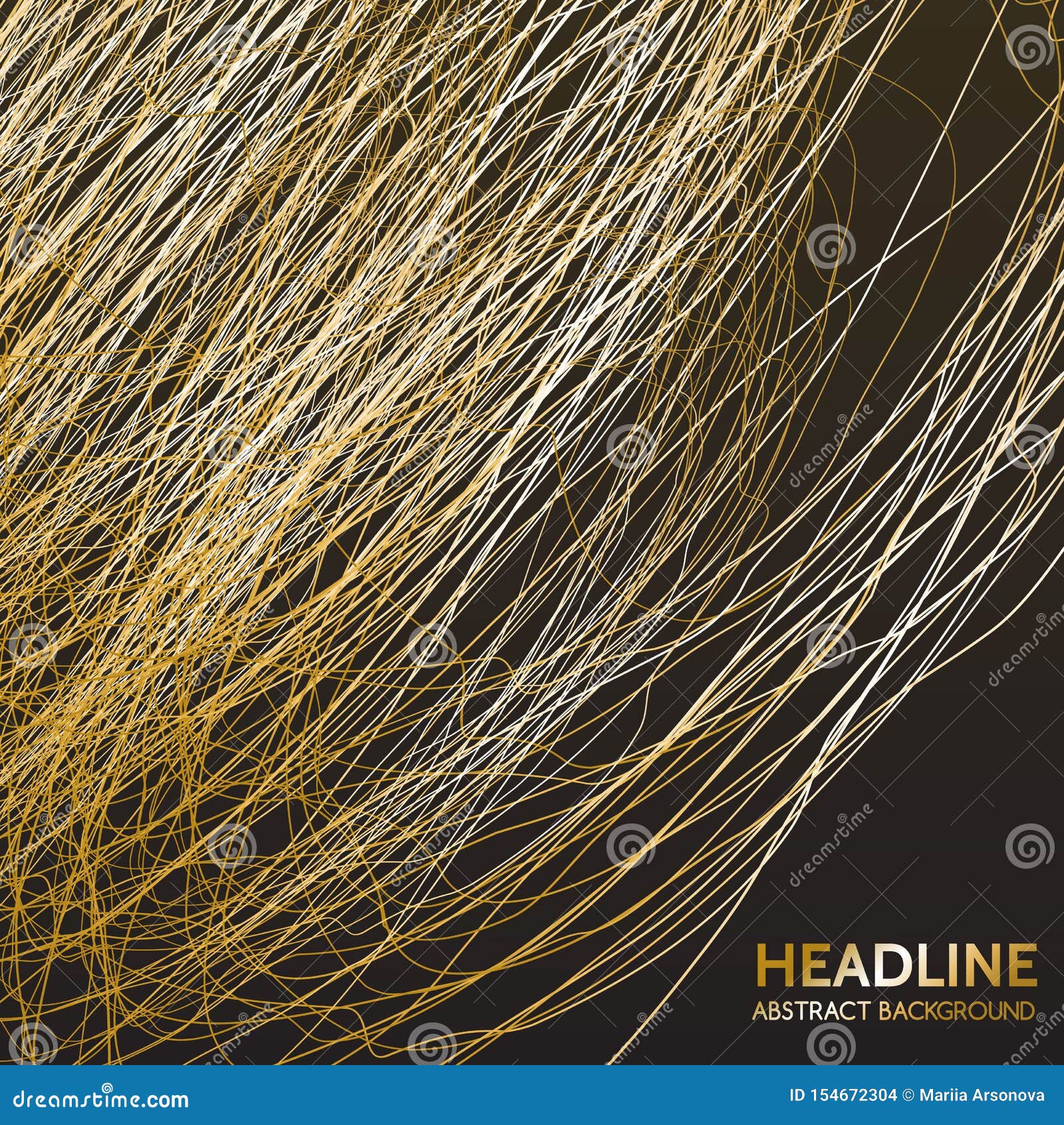 Abstract Line,ball of Thread, Tangled Lines. Vector Illustration. Stock ...