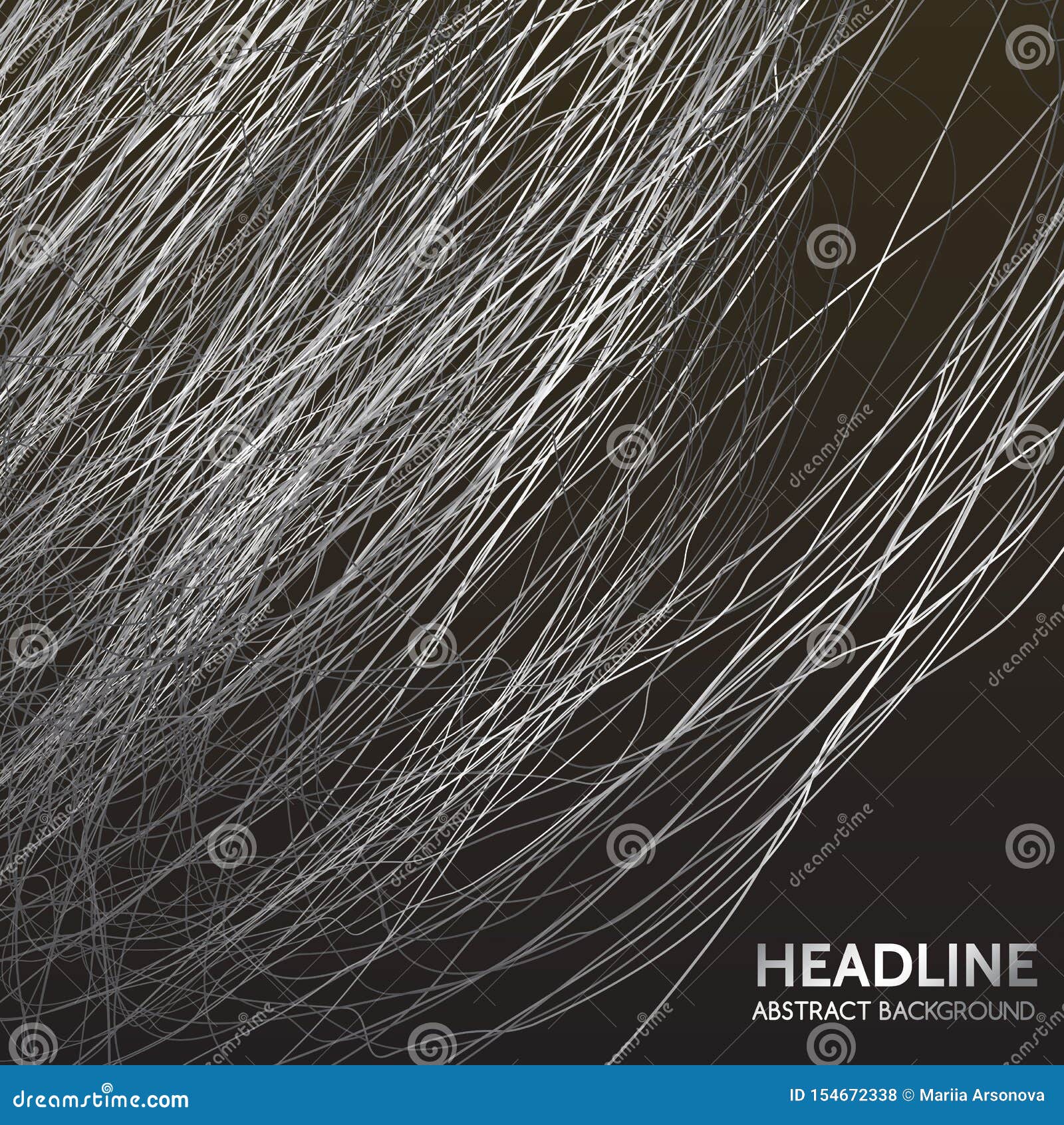 Abstract Line,ball of Thread, Tangled Lines. Vector Illustration. Stock ...