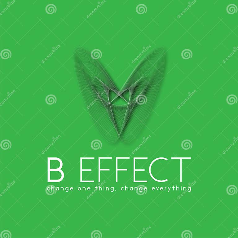 Abstract Line Butterfly Effect Logo Icon Vector Element. Butterfly Logo ...