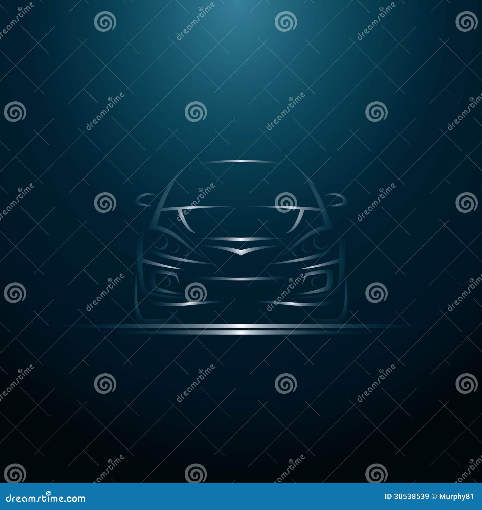 Abstract line car stock vector. Illustration of black - 30538539