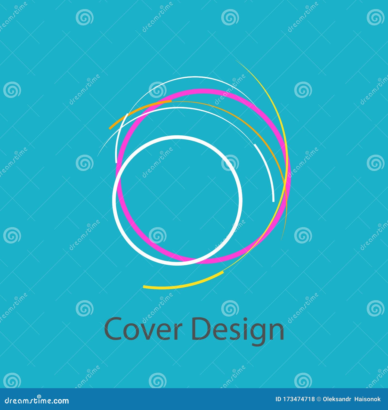 Abstract Line Circle Vector Design Stock Vector - Illustration of color ...