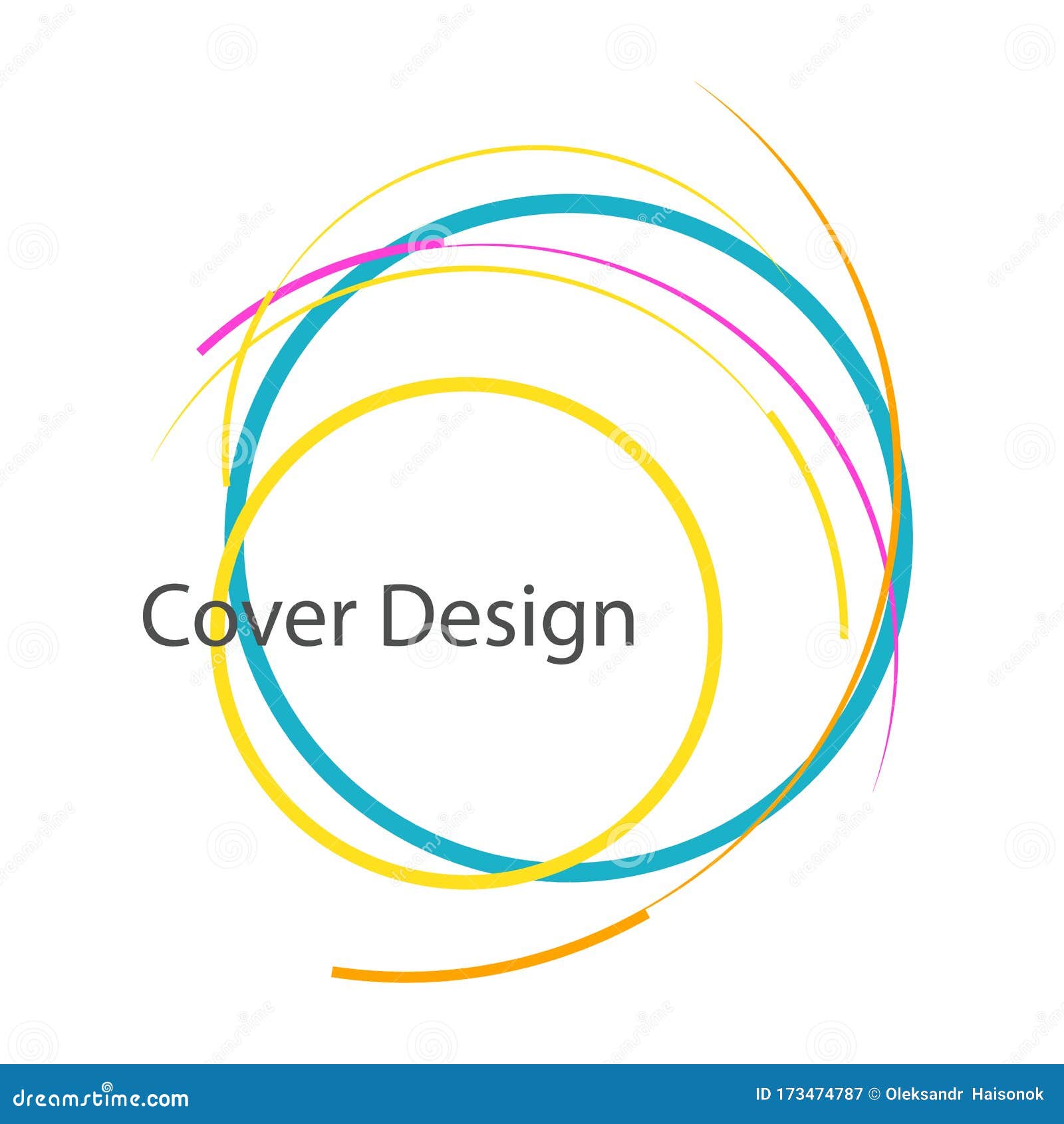 Abstract Line Circle Vector Design Stock Vector - Illustration of light ...