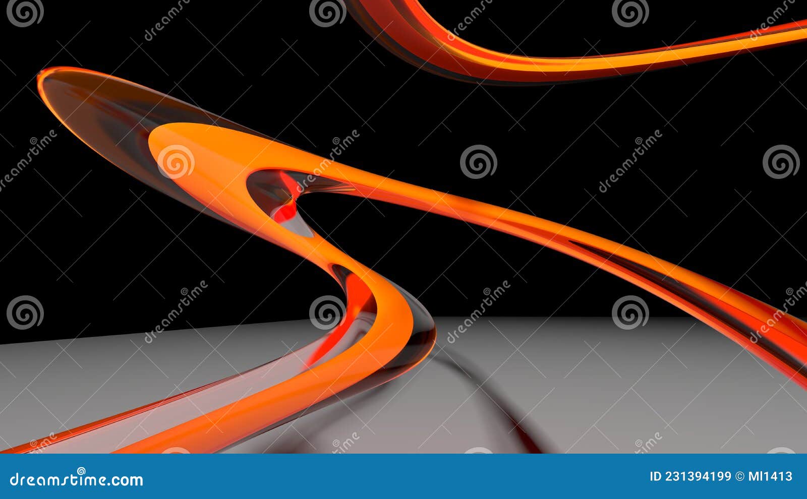 Abstract line 3d shape stock illustration. Illustration of concept ...