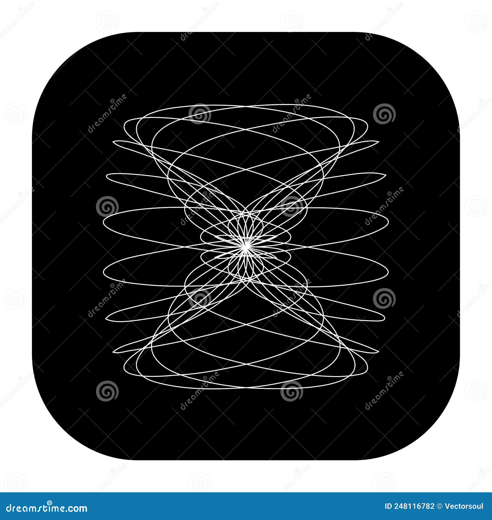 Abstract Line Drawing, Line Art Formation, Structure Stock Illustration ...