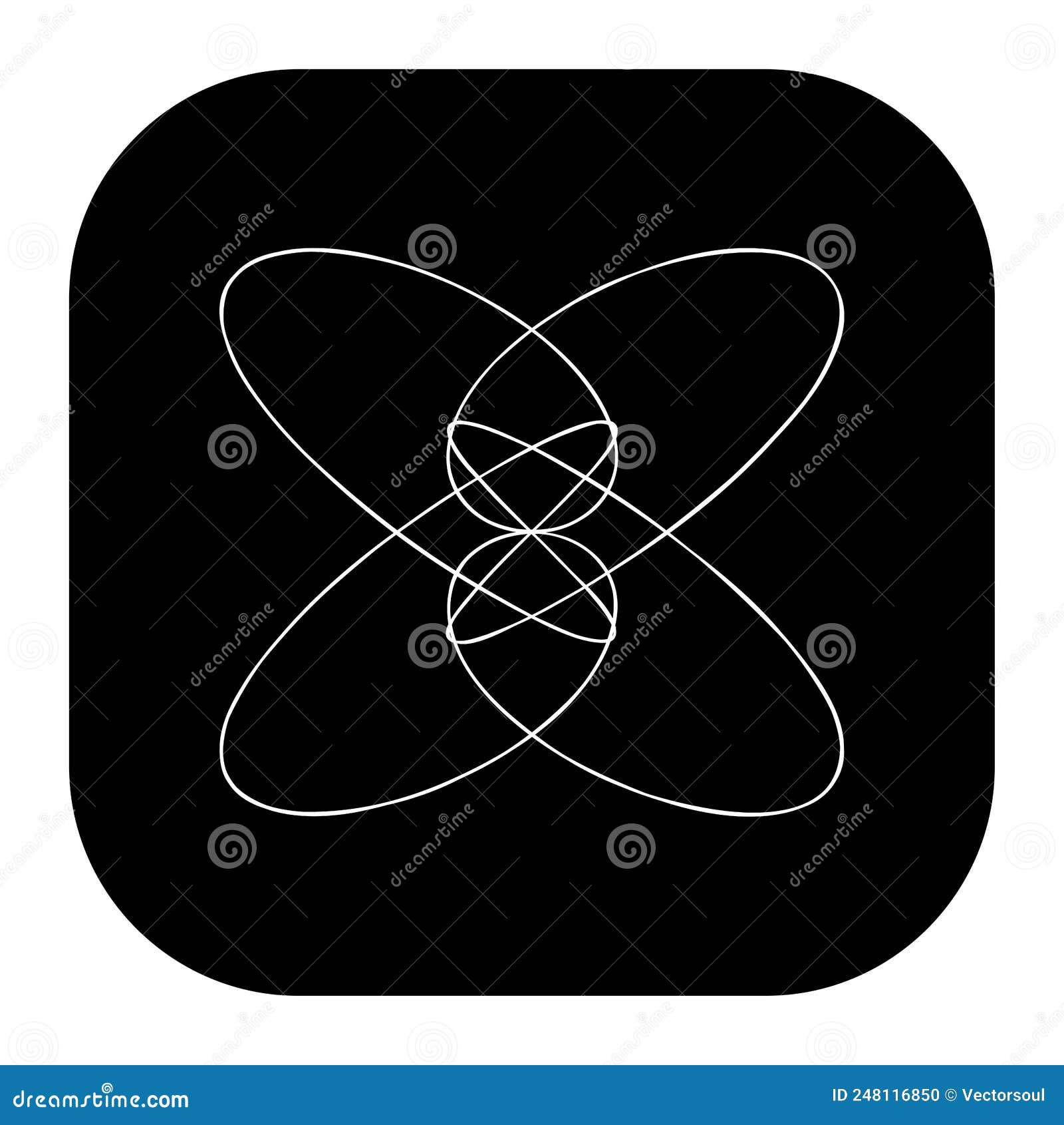 Abstract Line Drawing, Line Art Formation, Structure Stock Illustration ...