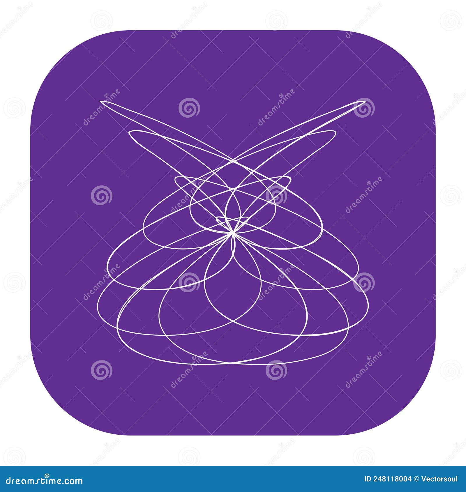 Abstract Line Drawing, Line Art Formation, Structure Stock Illustration ...