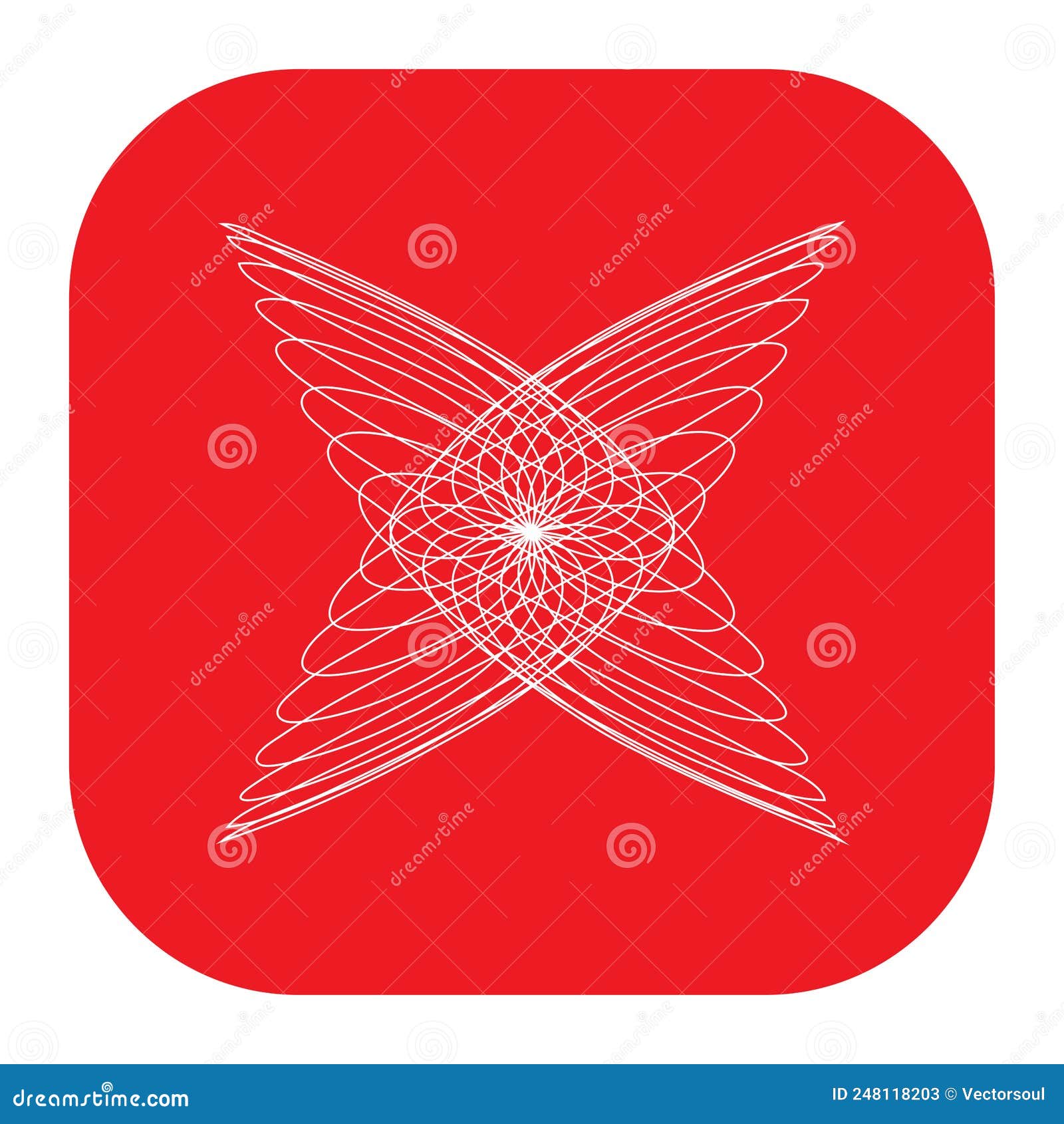 Abstract Line Drawing, Line Art Formation, Structure Stock Illustration ...