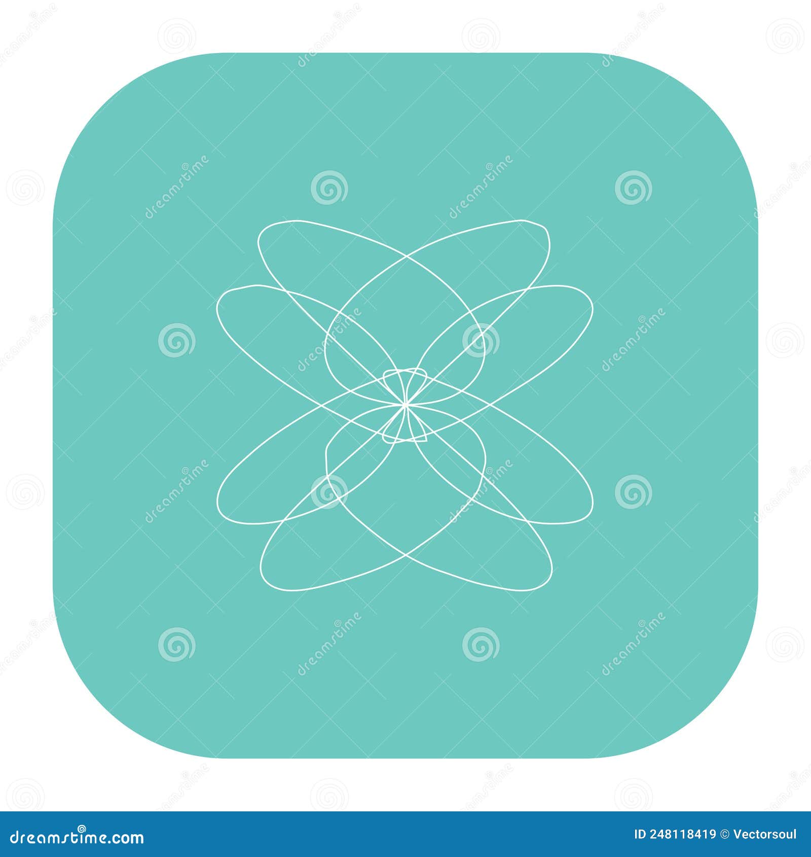 Abstract Line Drawing, Line Art Formation, Structure Stock Illustration ...