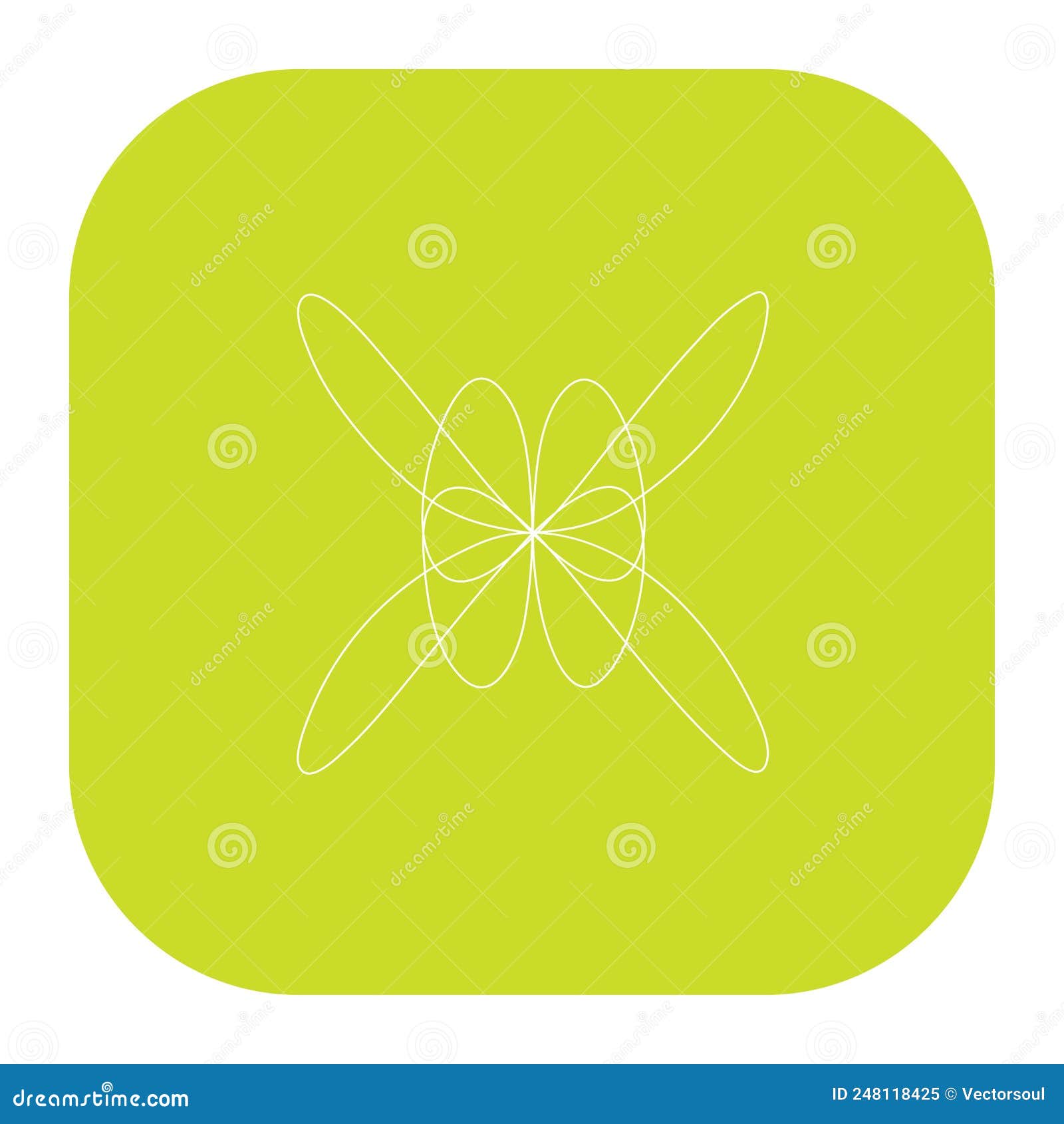 Abstract Line Drawing, Line Art Formation, Structure Stock Illustration ...