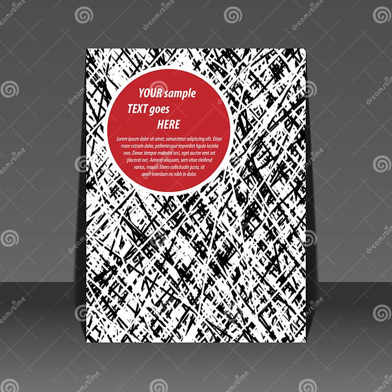 Abstract line flyer design stock vector. Illustration of curled - 20513313