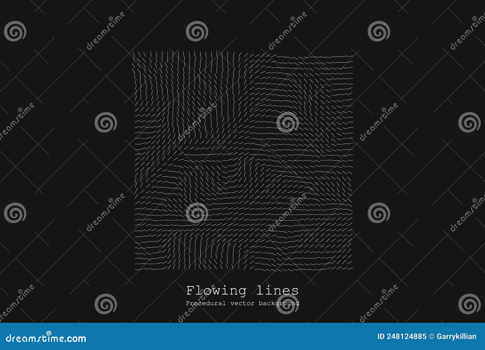 Abstract Line Matrix Pattern. Noise Flow Dynamic. Stock Illustration ...