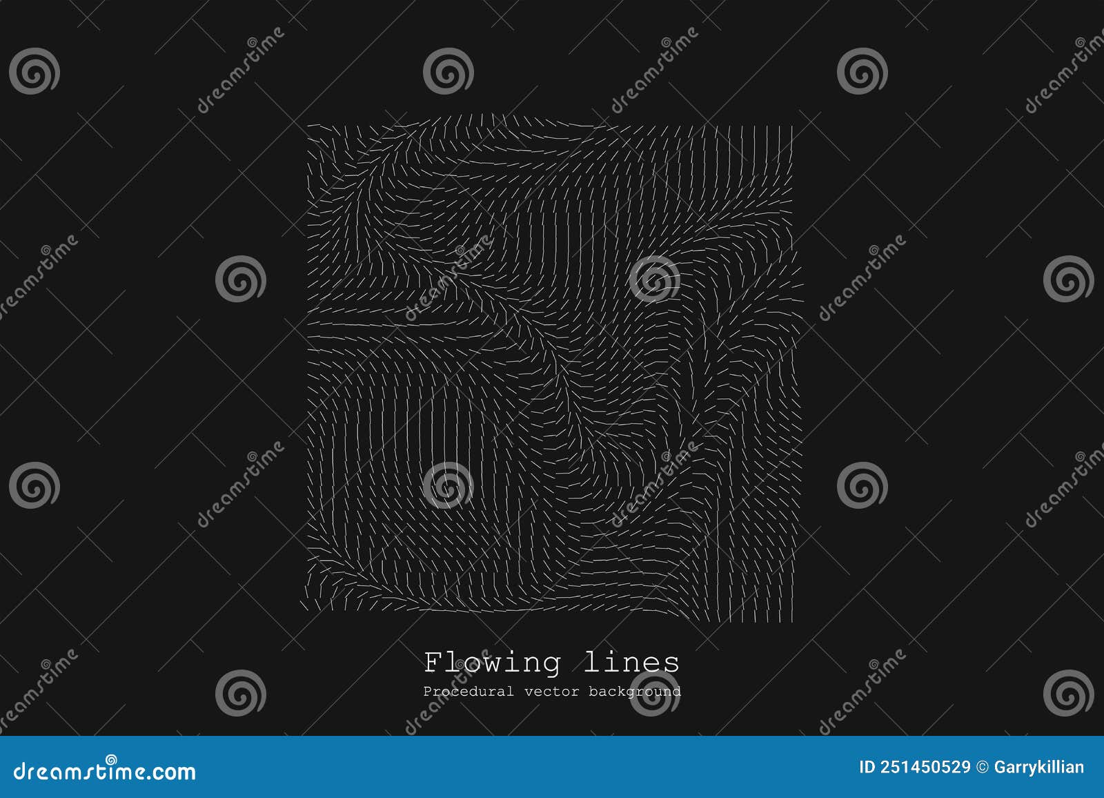 Abstract Line Matrix Pattern. Noise Flow Dynamic. Stock Vector ...