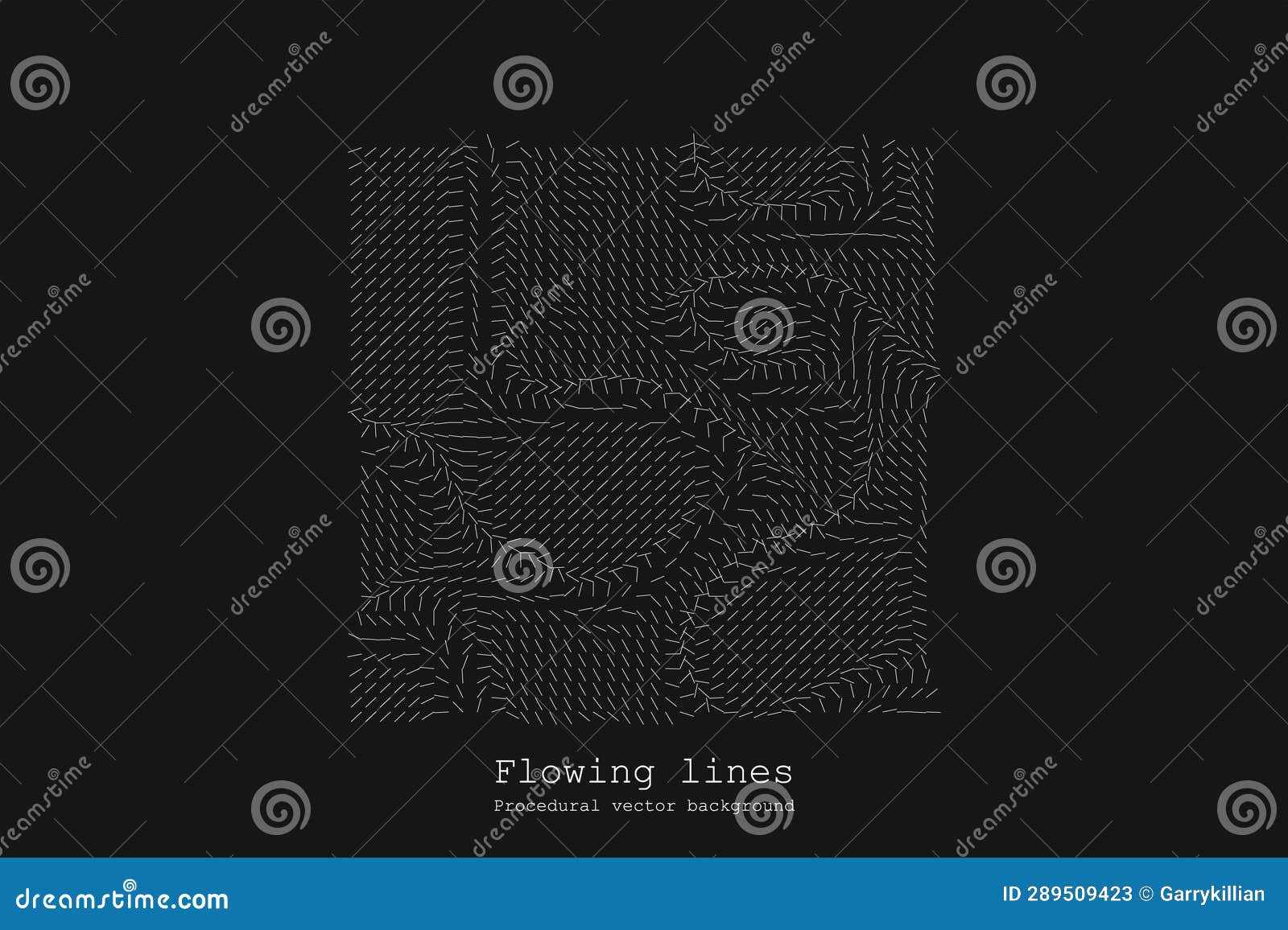 Abstract Line Matrix Pattern. Noise Flow Dynamic. Stock Illustration ...