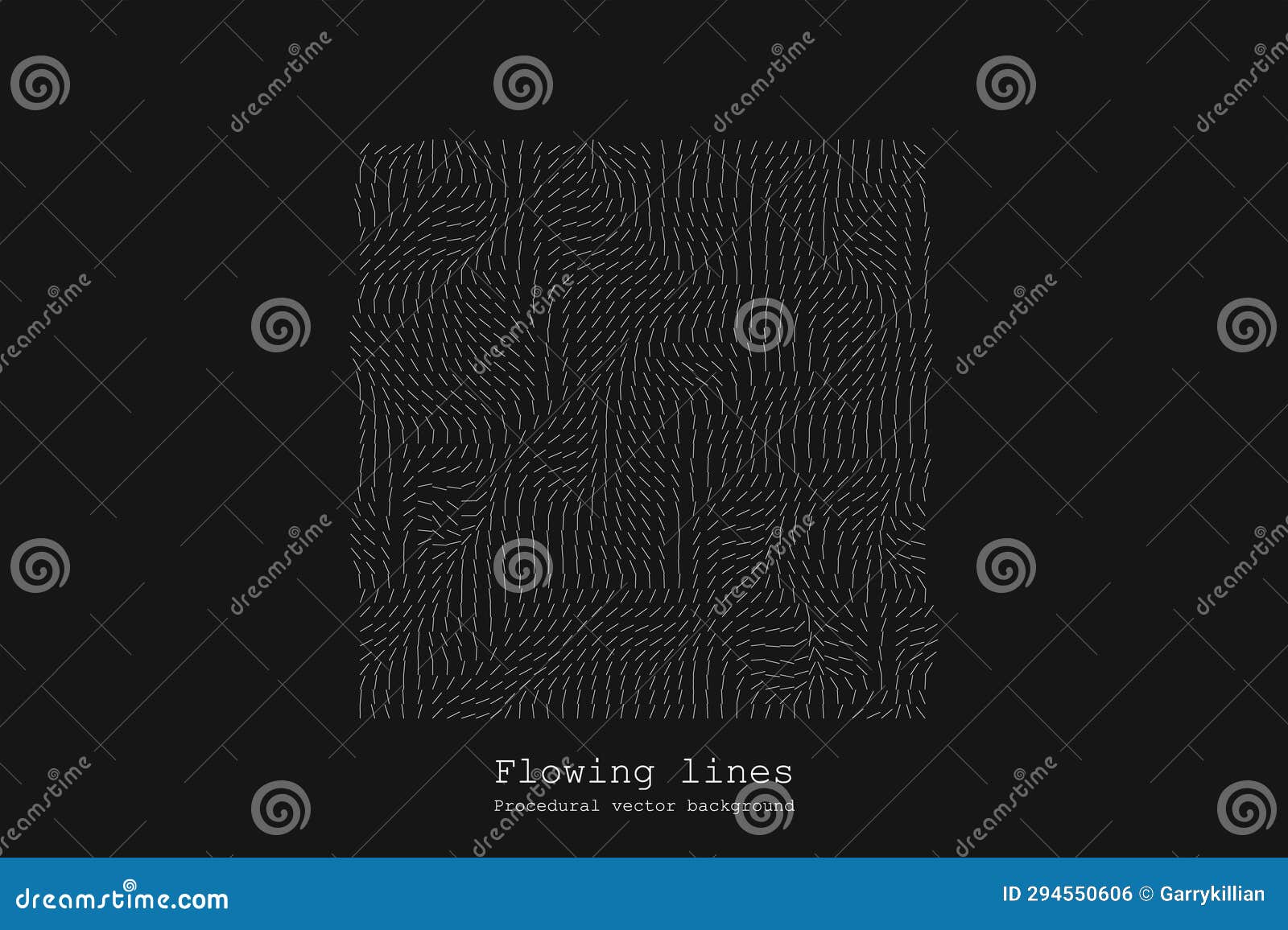Abstract Line Matrix Pattern. Noise Flow Dynamic. Stock Vector ...