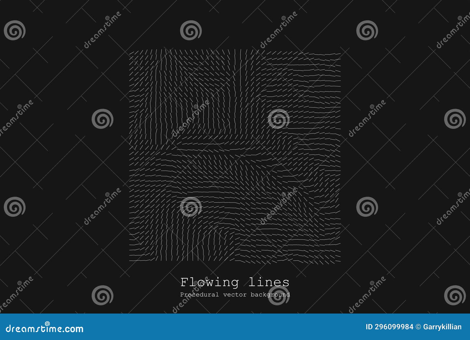 Abstract Line Matrix Pattern. Noise Flow Dynamic. Stock Vector ...