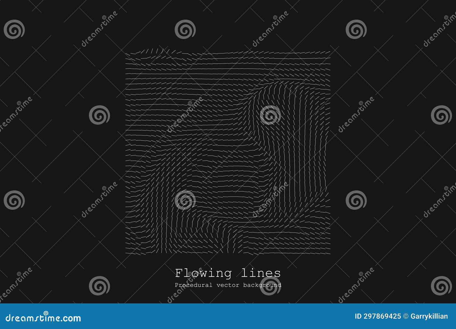 Abstract Line Matrix Pattern. Noise Flow Dynamic. Stock Illustration ...