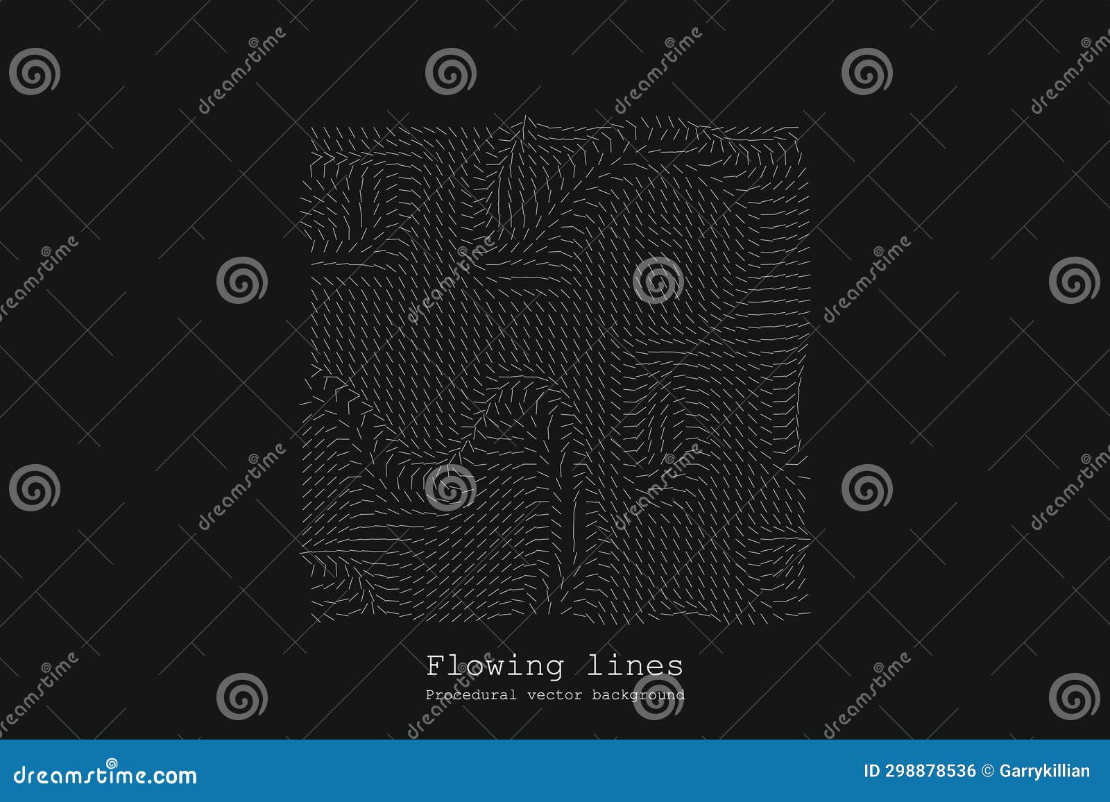 Abstract Line Matrix Pattern. Noise Flow Dynamic. Stock Illustration ...