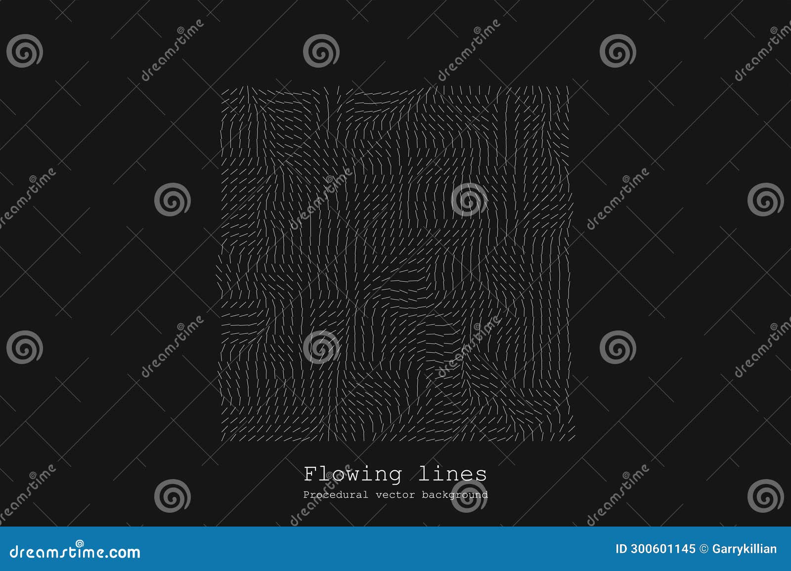 Abstract Line Matrix Pattern. Noise Flow Dynamic. Stock Vector ...