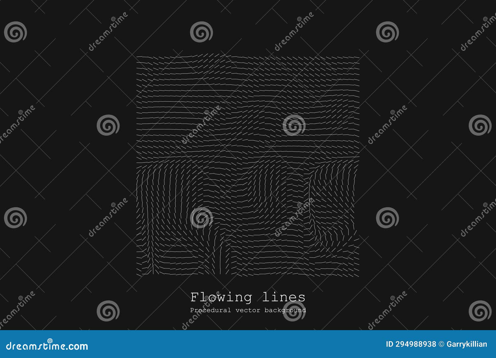 Abstract Line Matrix Pattern. Noise Flow Dynamic. Stock Vector ...