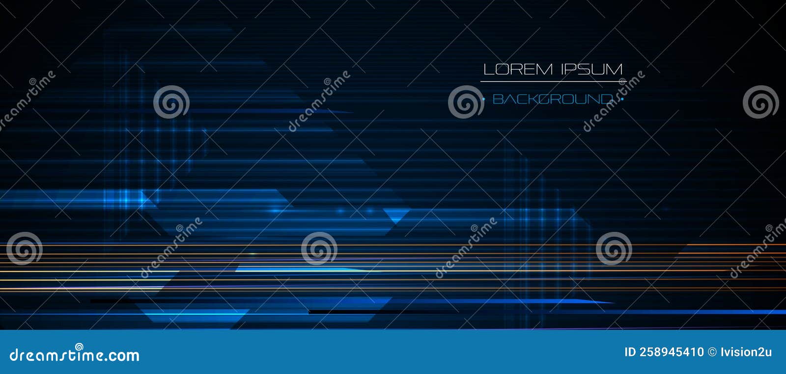 Vector Abstract Lines Pattern Design and Light Effect. High Speed ...