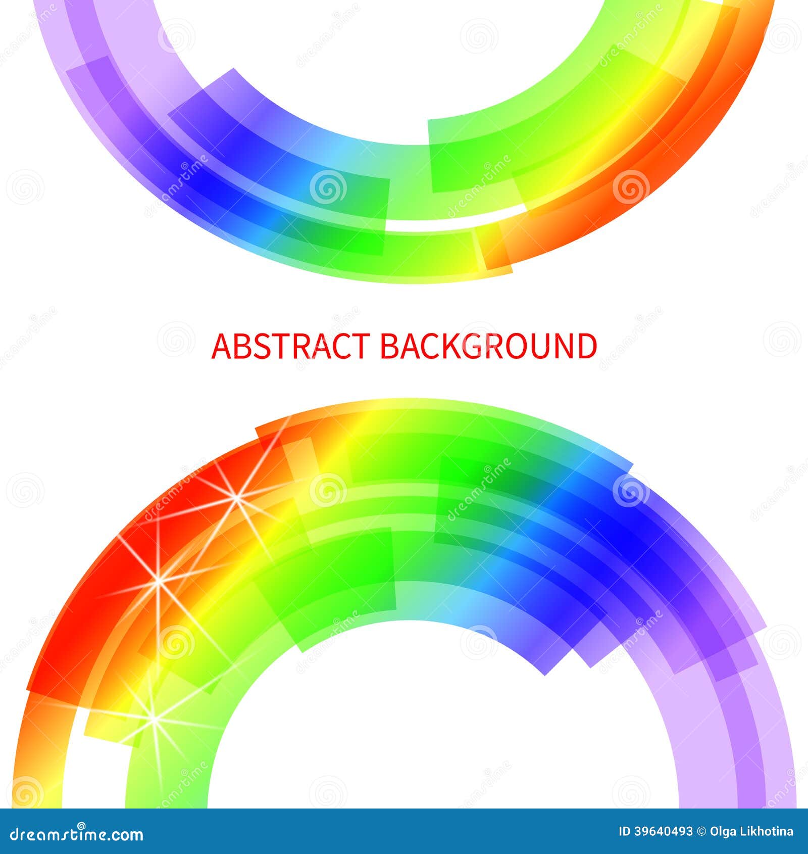 Abstract Line Rainbow Design Element . Vector Illustration/ EPS Stock ...