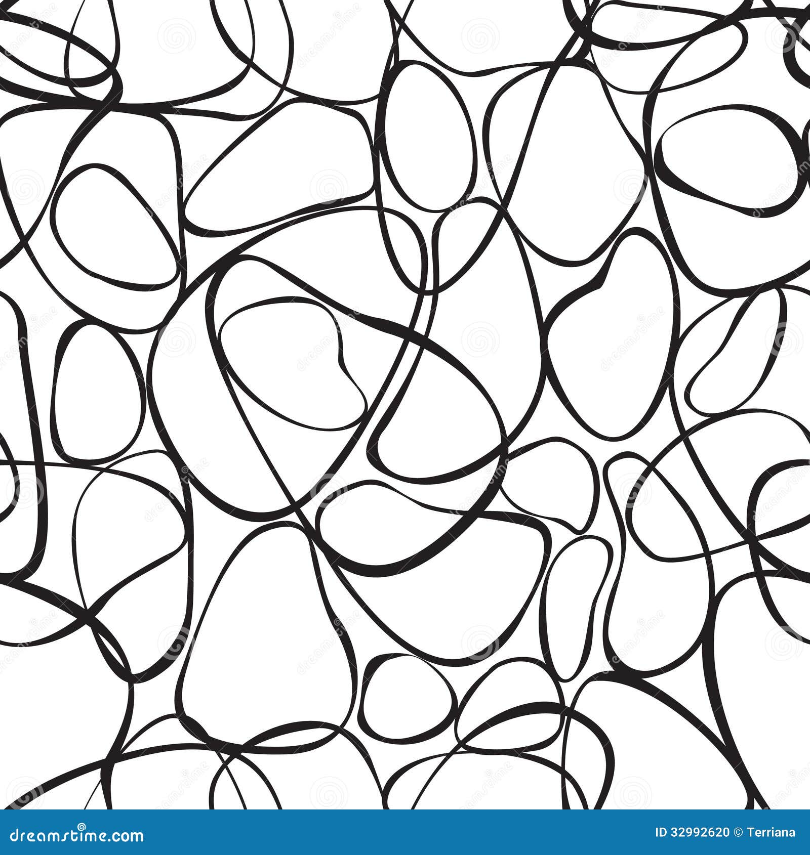 Abstract Line Seamless Background or Texture. Stock Illustration ...