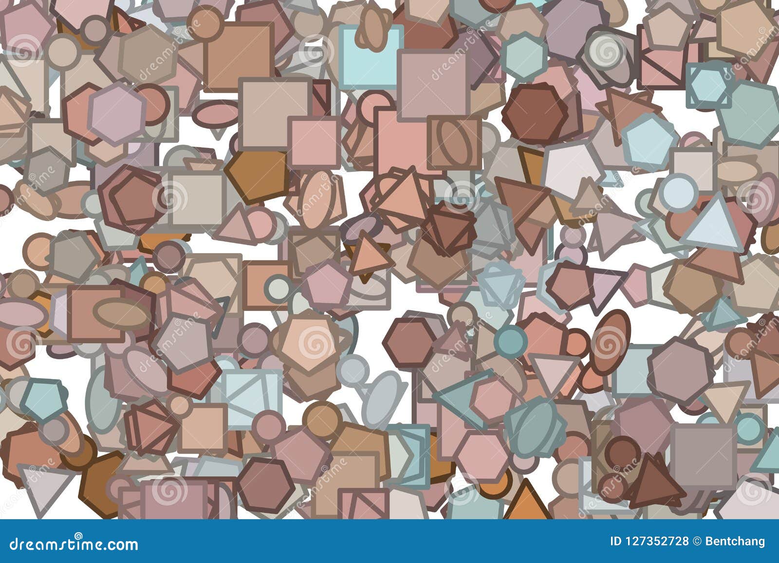 Abstract Line or Shape Illustrations Background. Digital, Effect ...