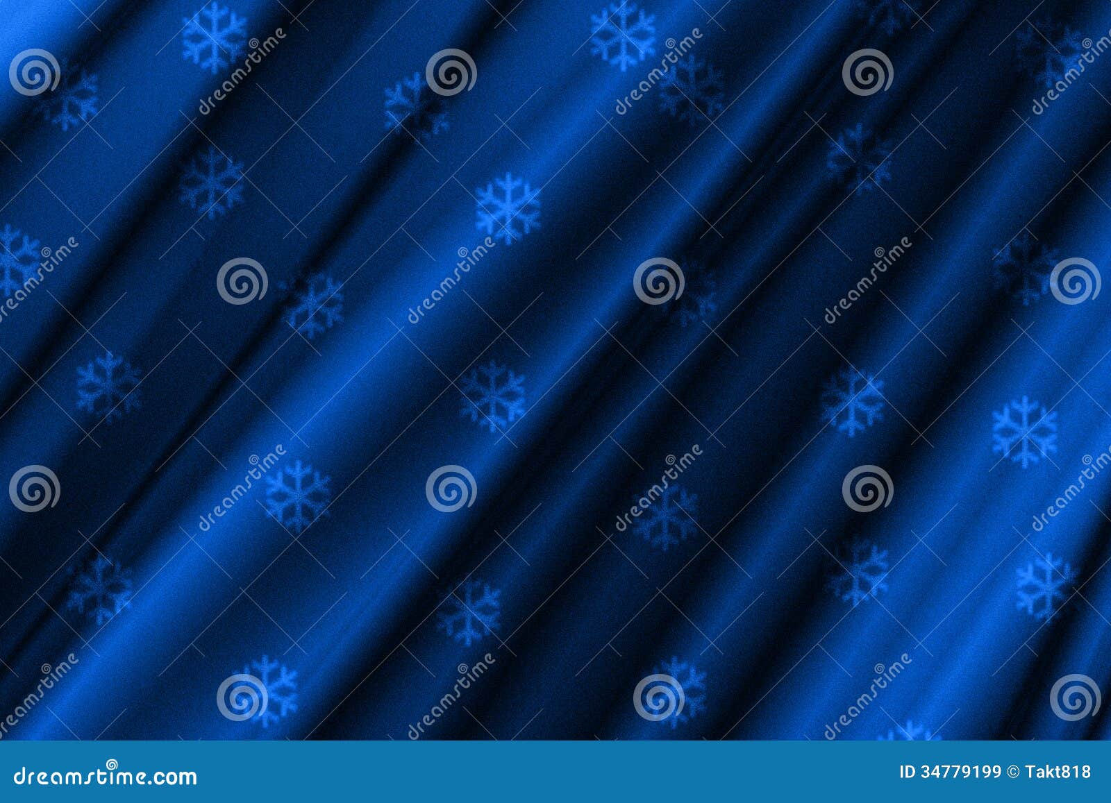 Abstract Line Snowflake Blue Background Stock Illustration ...