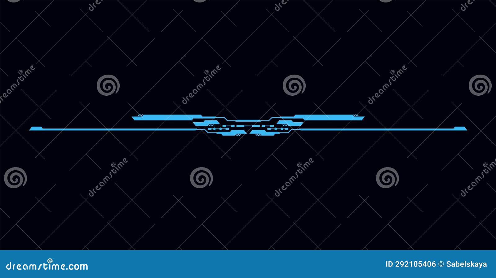Abstract Line for Web Design, Futuristic Vector Illustration on Black ...