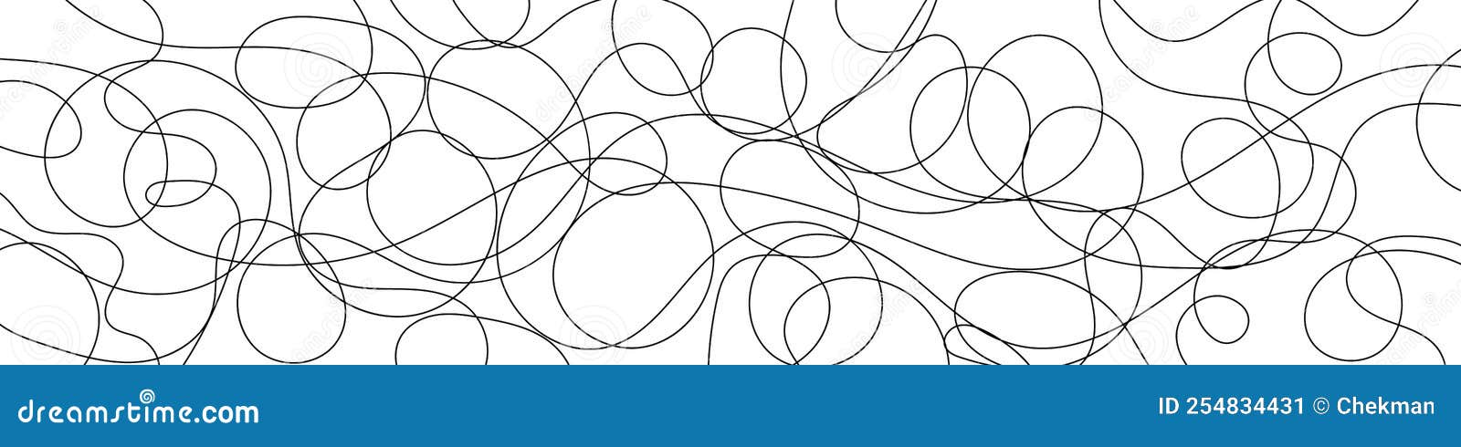 Abstract Linear Background. Vector Background. Thin Swirl Line ...