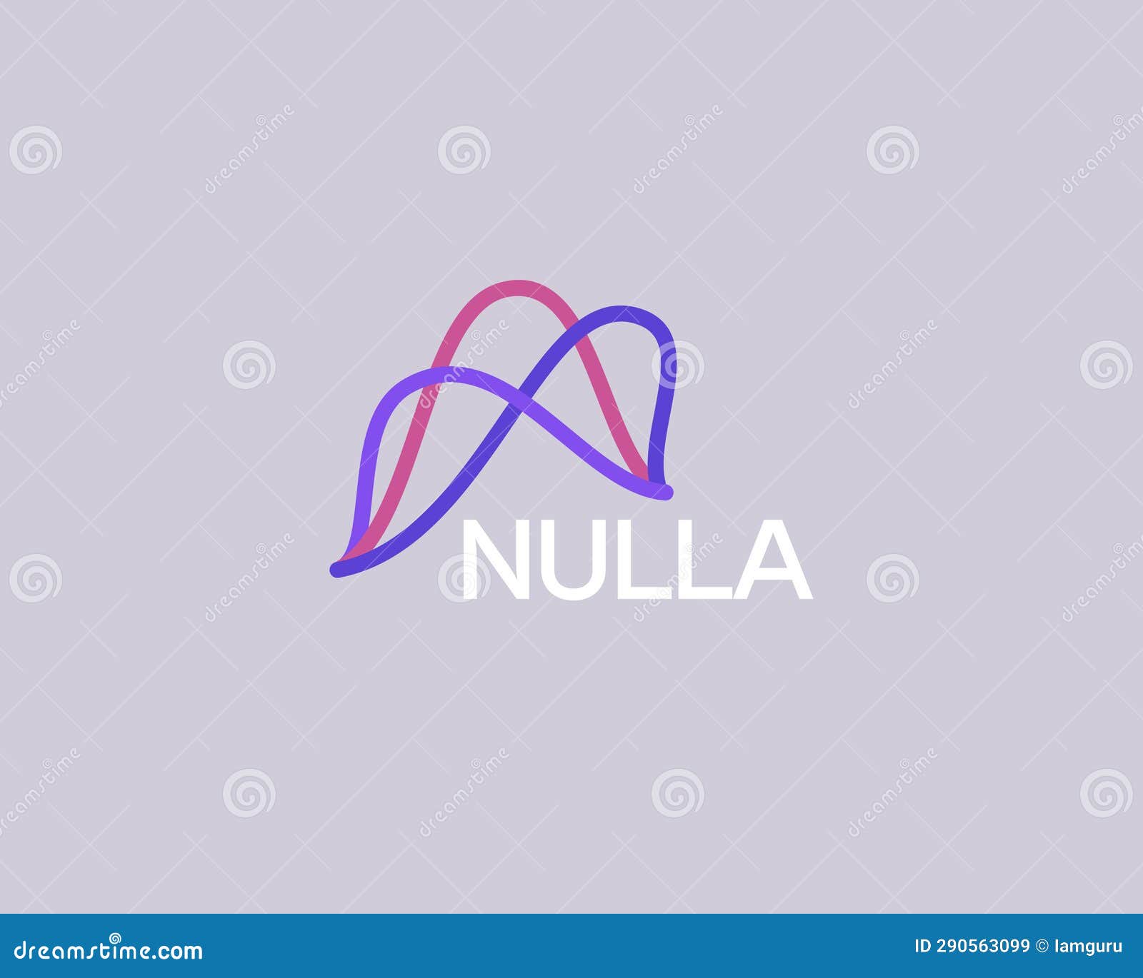 Abstract Linear Waves Lines Logo. Creative Flow Motion Sound Stream ...