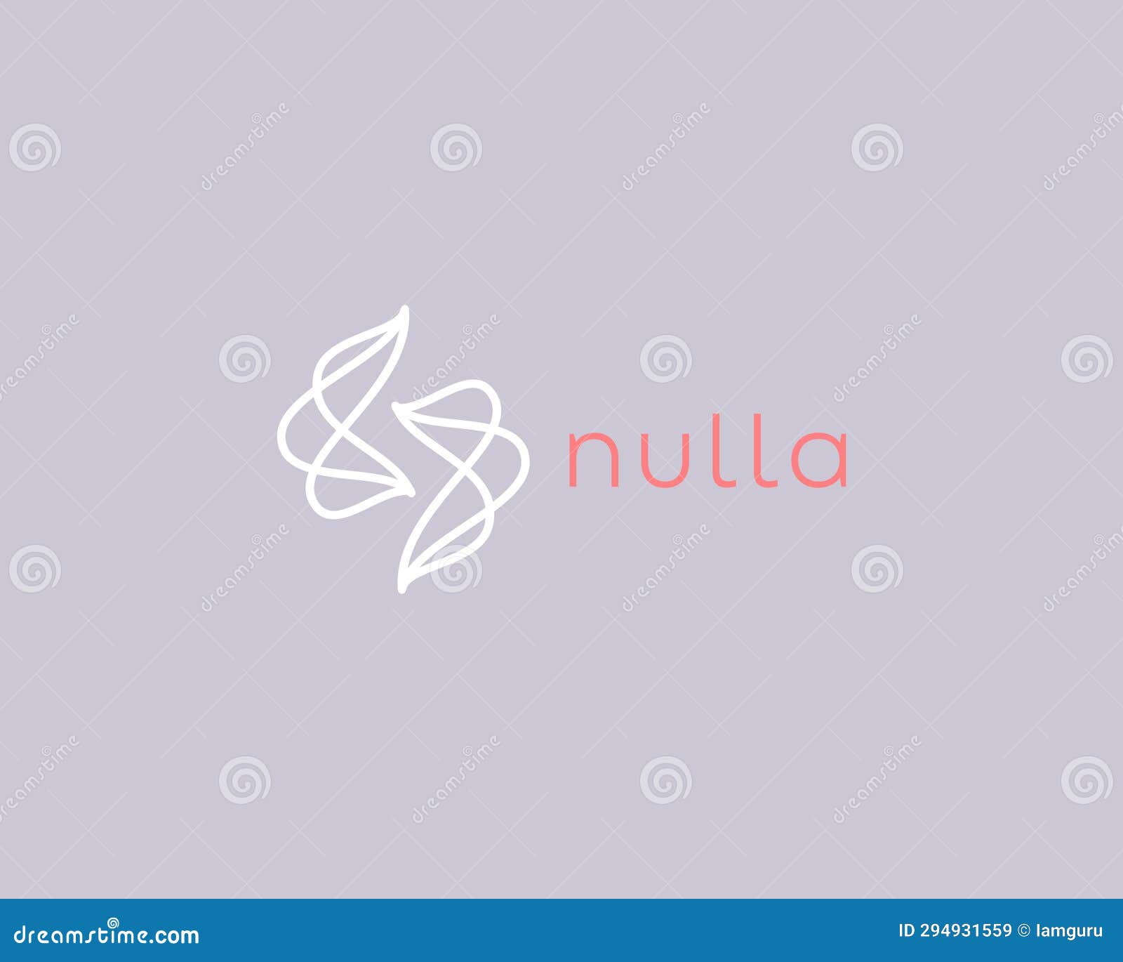 Abstract Linear Waves Logo. Creative Brain Intellect Sign. Flow Motion ...