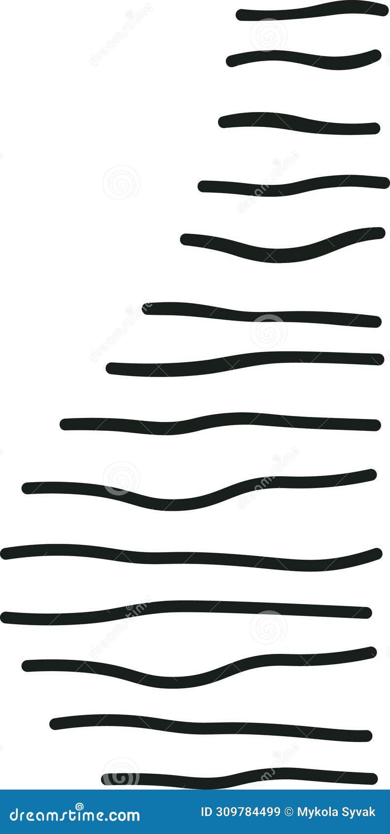 Abstract Lined Pattern stock vector. Illustration of wave - 309784499