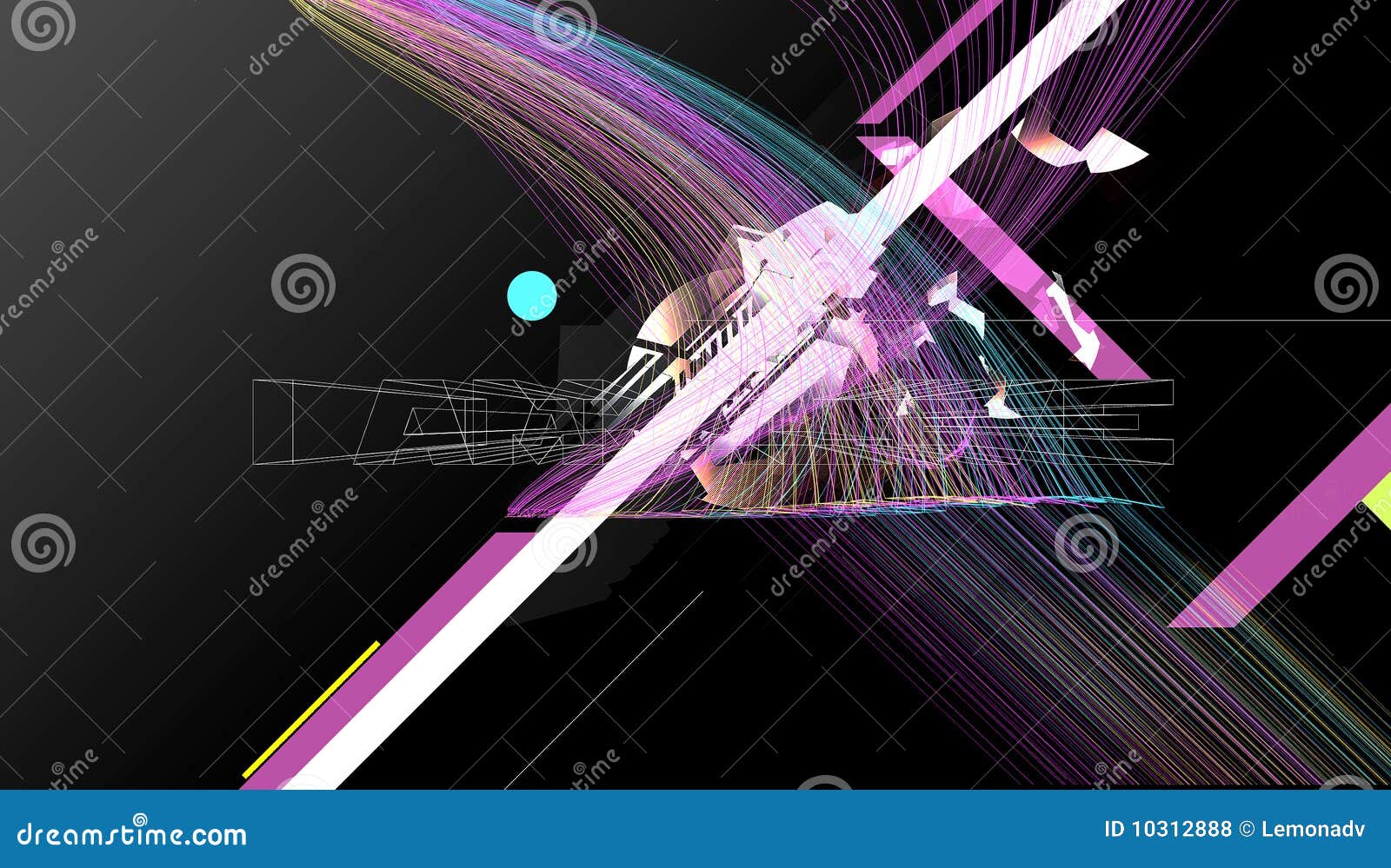 Abstract lines stock illustration. Illustration of sleek - 10312888