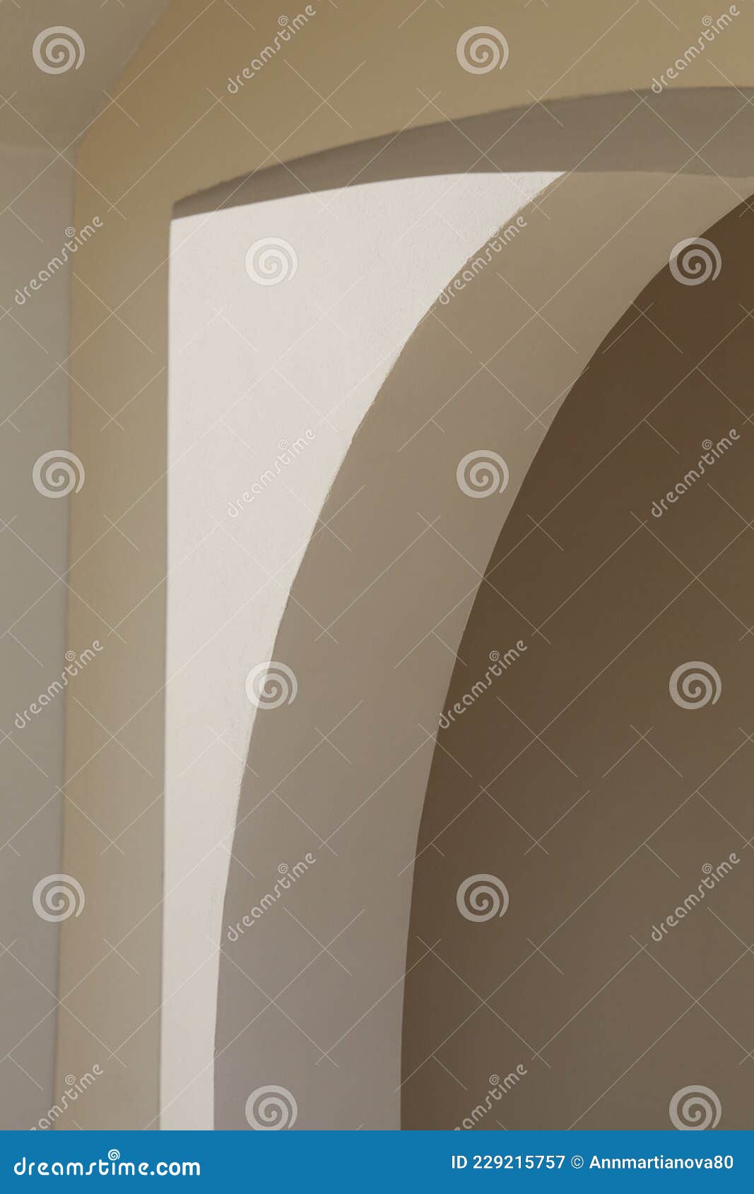 Abstract Lines of Arches. Art and Design Concept. Shadow Texture. Space ...
