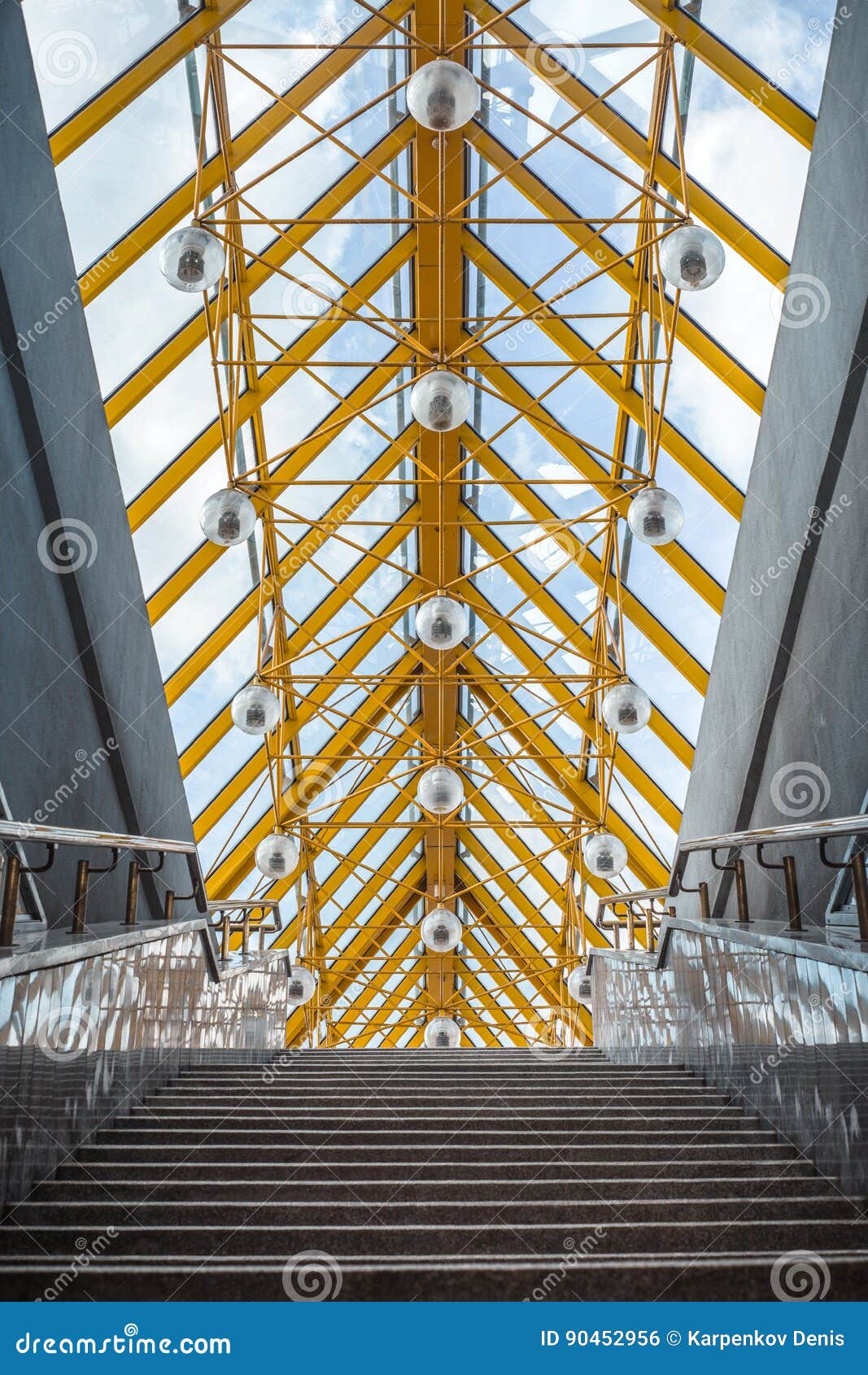 Abstract Lines on Architecture Bridge Closeup Editorial Photo - Image ...