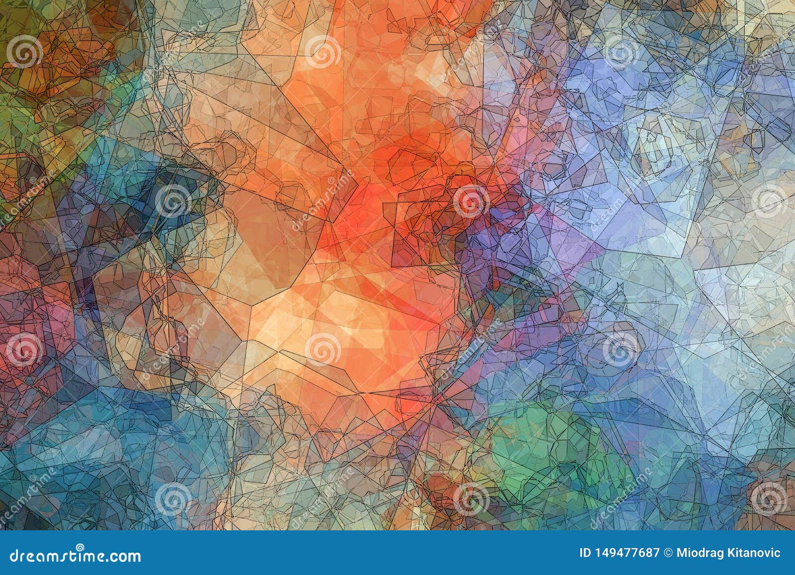 Abstract Lines Cartoon Background Stock Illustration - Illustration of ...