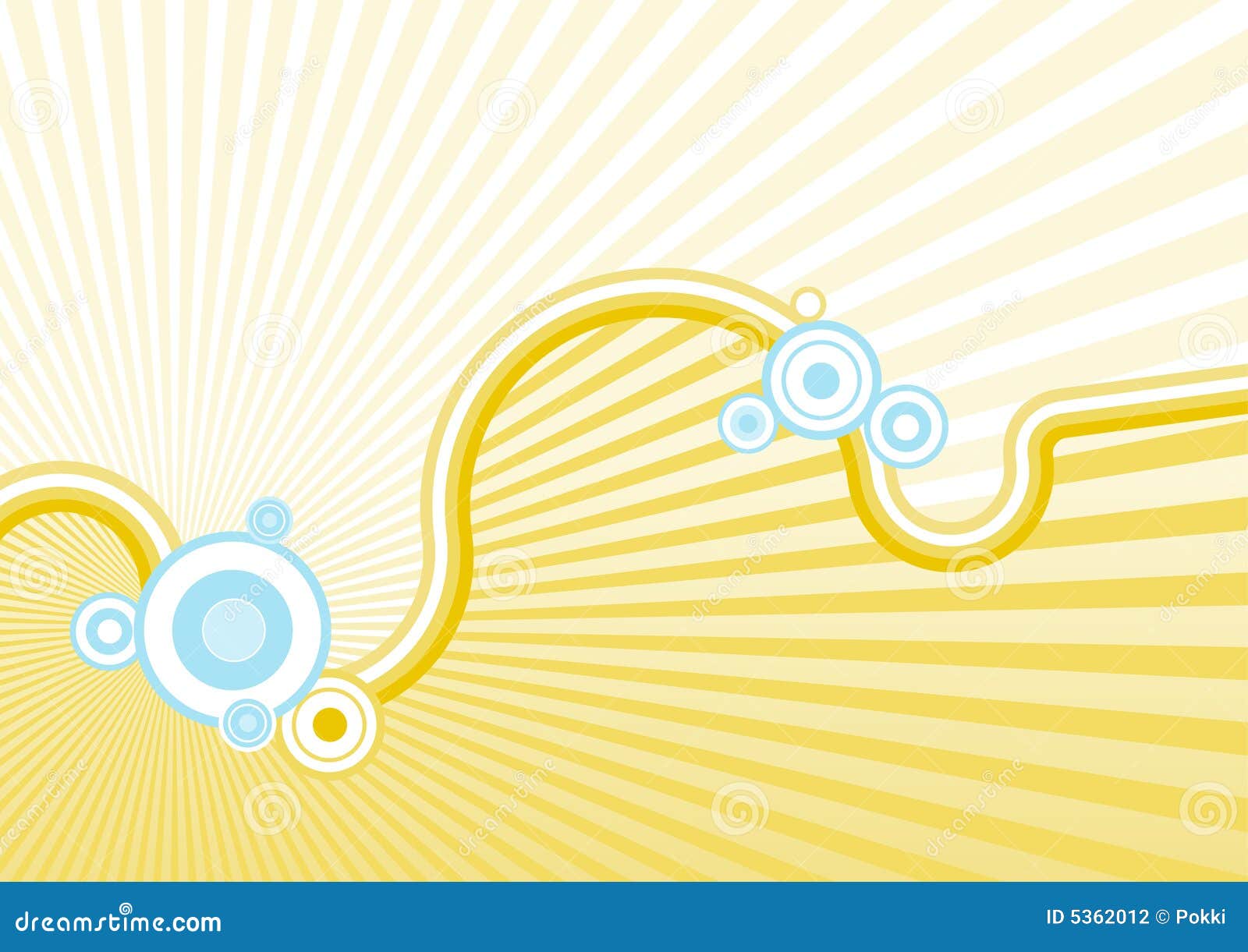 Abstract Lines with Circles. Vector Stock Vector - Illustration of ...
