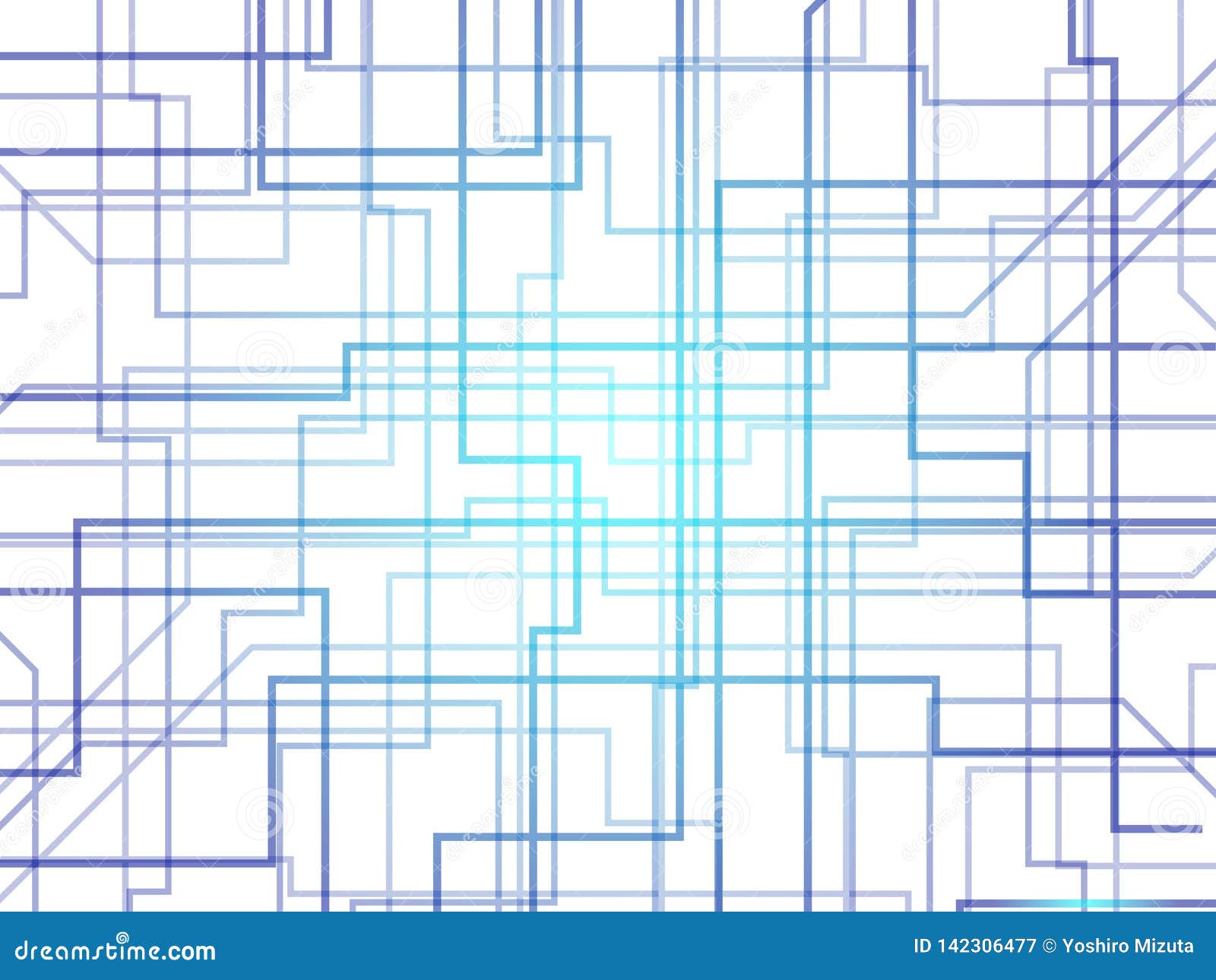 Abstract Lines Circuit Lights Technology Concept Stock Vector ...